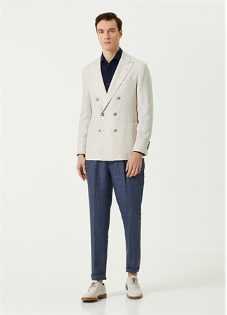 Brunello Cucinelli Erkek Pantolon Lacivert 54 It Brunello Cucinelli Erkek Pantolon Lacivert 54 It
