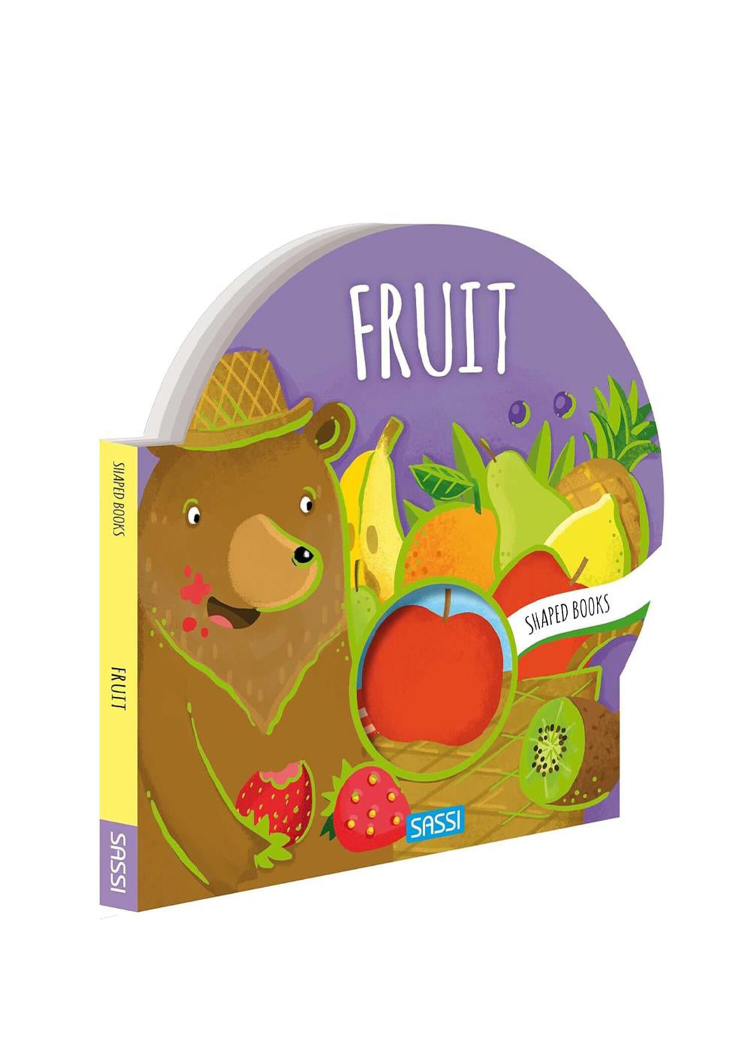 Sassi Junior - Fruit Shaped Board Book Çocuk Yabancı Dil Kitabı - Antrasit