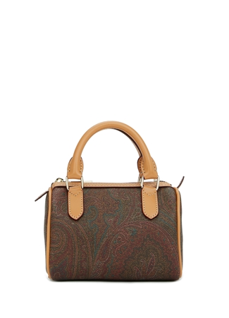 Etro Kadın Kahverengi Şal Desenli Omuz Çantası EU