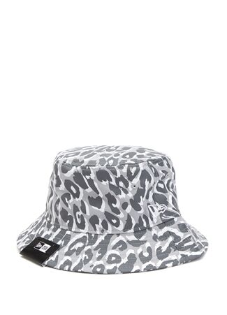 New Era Kadın Wmns Newera Gri Leopar Desenli Şapka S EU