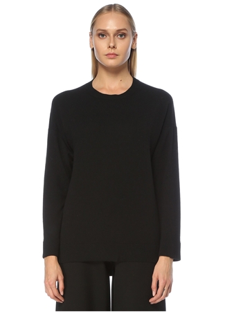 Tru Kadın Siyah Bisiklet Yaka Merino Kazak S/M EU Tru Kadın Siyah Bisiklet Yaka Merino Kazak S/M EU