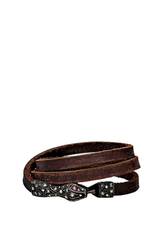 Emre Osmanlar Kadın Ruby Serpent Kahverengi Pırlantalı Bileklik EU