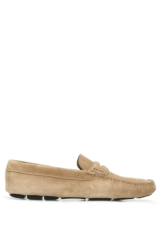 Prada Erkek Bej Bantlı Süet Driver 0.5 UK