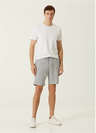 Blender Originated Erkek Gri Beli Kordonlu Şort XS EU