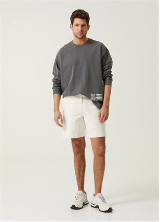 Solid Homme Erkek Beyaz Normal Bel Bermuda 46 IT Solid Homme Erkek Beyaz Normal Bel Bermuda 46 IT
