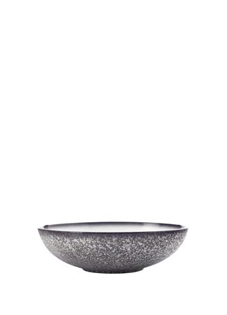 Luxuria Caviar Siyah Beyaz Porselen Salata Kasesi Luxuria Caviar Siyah Beyaz Porselen Salata Kasesi