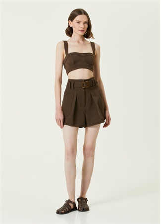 Muse For All Kadın Christina Kahverengi Beli Kemerli Şort 34 Eu Muse For All Kadın Christina Kahverengi Beli Kemerli Şort 34 Eu