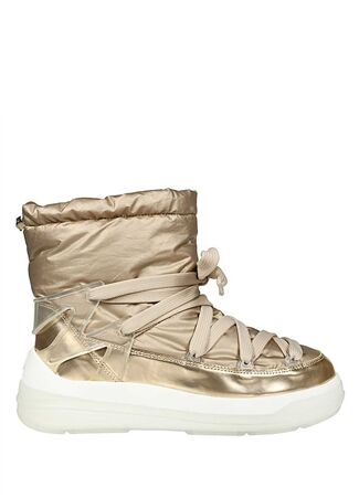 Moncler Kadın Gold Büzgü Detaylı Bot Altın Rengi 37 EU