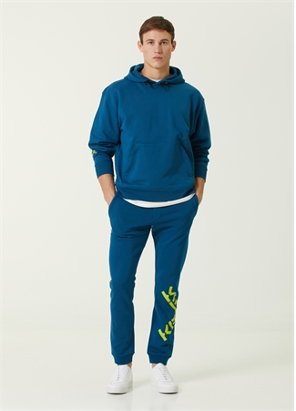 Kenzo Erkek Mavi Logolu Jogger Eşofman Altı XS EU Kenzo Erkek Mavi Logolu Jogger Eşofman Altı XS EU