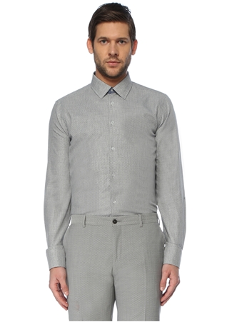 Palzileri Lab Erkek Mavi İtalyan Yaka Mikro Desenli Gömlek 4 IT Palzileri Lab Erkek Mavi İtalyan Yaka Mikro Desenli Gömlek 4 IT