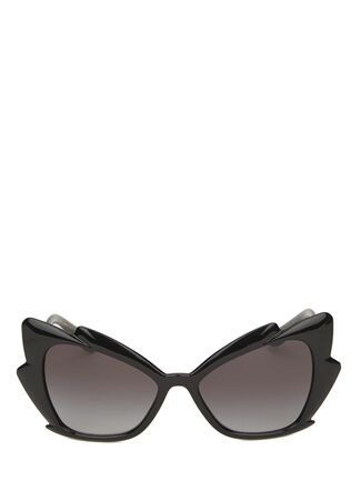 Dolce&Gabbana Kadın Siyah Cat Eye Formlu Güneş Gözlüğü 57 EU