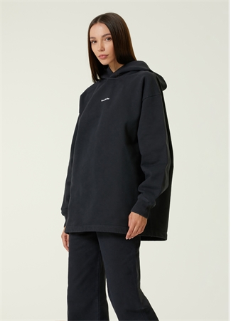 Acne Studios Kadın Siyah Kapüşonlu Sweatshirt M EU Acne Studios Kadın Siyah Kapüşonlu Sweatshirt M EU