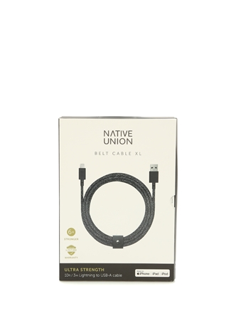 Native Union Siyah 3 m Apple Sarj Kablosu EU