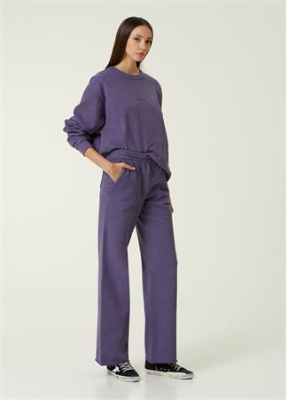 Acne Studios Kadın Mor Bol Paça Eşofman Altı S EU Acne Studios Kadın Mor Bol Paça Eşofman Altı S EU