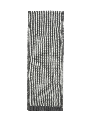 Beymen Club Kadın Gri Sim Dokulu Triko Atkı EU