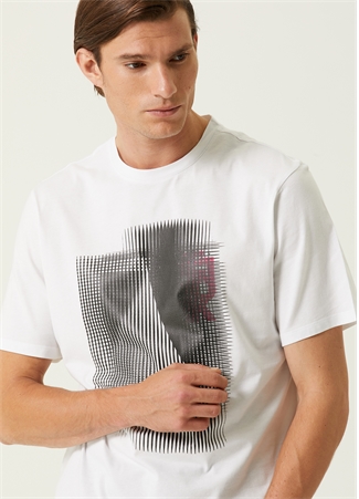 Network Erkek Slim Fit Beyaz Baskılı T-shirt M EU Network Erkek Slim Fit Beyaz Baskılı T-shirt M EU