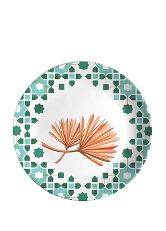Fern&Co Casablanca Port 4lü Porselen Büyük Tabak Seti Çok Renkli Fern&Co Casablanca Port 4lü Porselen Büyük Tabak Seti Çok Renkli