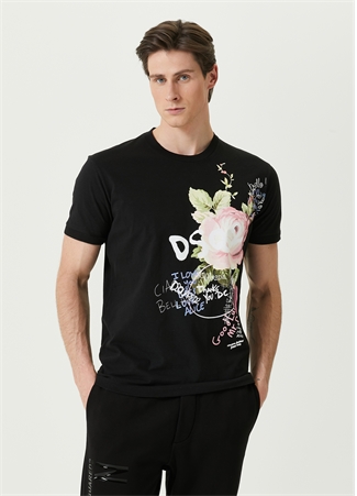 Dsquared2 Erkek Tshirt Siyah S Eu Dsquared2 Erkek Tshirt Siyah S Eu