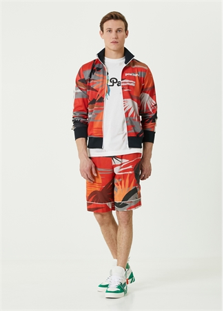 Palm Angels Erkek Turuncu Çiçek Desenli Bermuda M Eu Palm Angels Erkek Turuncu Çiçek Desenli Bermuda M Eu