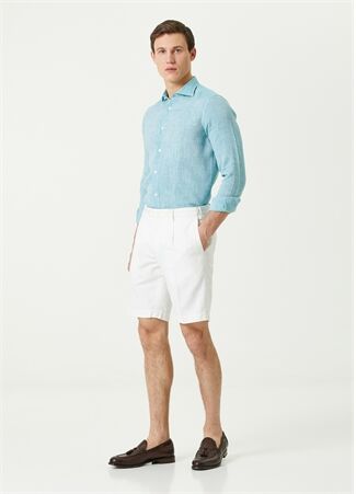 Pal Zileri Erkek Beyaz Bermuda 44 IT