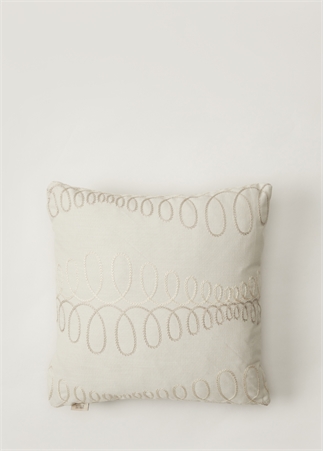 Beymen Home Vizon Desen Nakışlı 45x45 cm Yastık Bej Beymen Home Vizon Desen Nakışlı 45x45 cm Yastık Bej