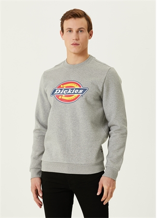 Dickies Erkek Icon Logo Gri Bisiklet Yaka Sweatshirt S EU Dickies Erkek Icon Logo Gri Bisiklet Yaka Sweatshirt S EU