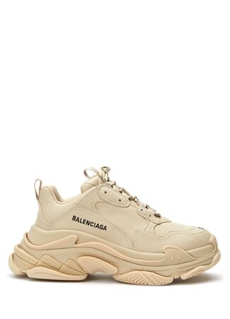 Balenciaga Kadın Triple S Bej Sneaker 36 EU Balenciaga Kadın Triple S Bej Sneaker 36 EU