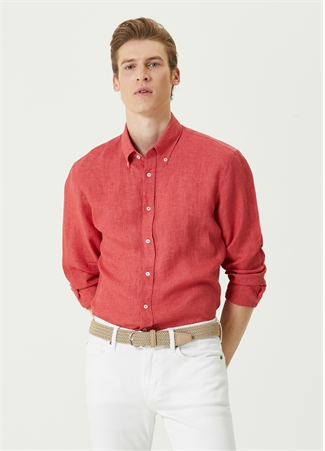 Beymen Collection Erkek Comfort Fit Nar Çiçeği Gömlek Kırmızı S Eu Beymen Collection Erkek Comfort Fit Nar Çiçeği Gömlek Kırmızı S Eu