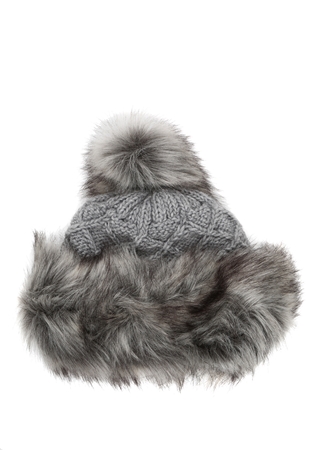 Starling Kadın Tania Gri Örgü Dokulu Bere EU