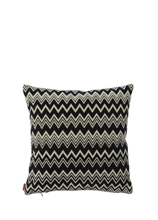 Missoni Home Orvault Desenli 40x40 Dekoratif Yastık Siyah