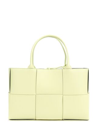 Bottega Veneta Kadın Arco Sarı Deri El Çantası EU