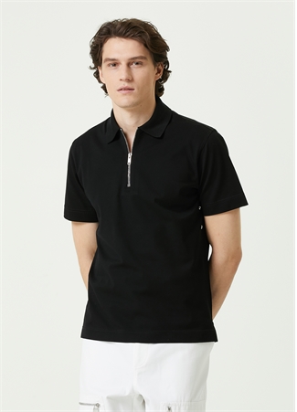 Givenchy Erkek Siyah Polo Yaka T-shirt S Eu