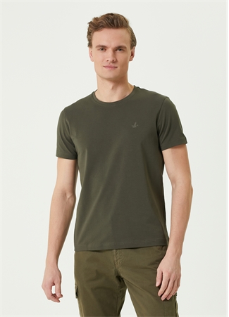 Beymen Club Erkek Haki Logolu Basic T-shirt S Beymen Club Erkek Haki Logolu Basic T-shirt S