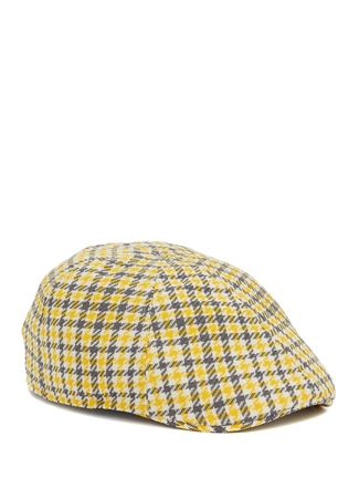 Stetson Erkek Sarı Mavi Kare Desenli Şapka 6 EU Stetson Erkek Sarı Mavi Kare Desenli Şapka 6 EU