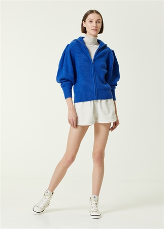 Etoile Isabel Marant Kadın Mifikia Ekru Logolu Şort Bej 36 FR