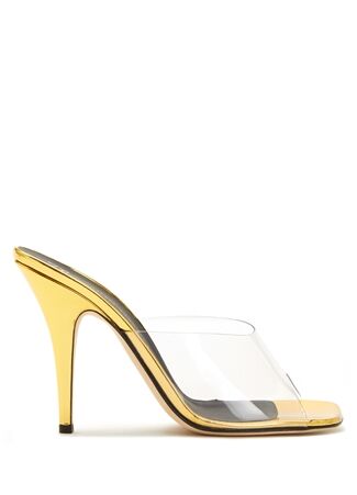 Giuseppe Zanotti Kadın Gold Bantlı Deri Terlik Altın Rengi 36 EU Giuseppe Zanotti Kadın Gold Bantlı Deri Terlik Altın Rengi 36 EU