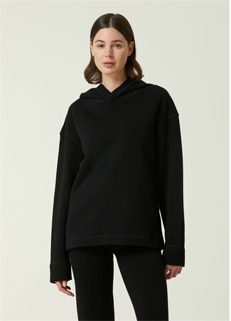 The Row Kadın Siyah Kapüşonlu Sweatshirt S EU
