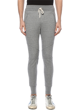 John Elliott Erkek Gri Melanj Dikiş Detaylı Jogger Eşofman XL EU