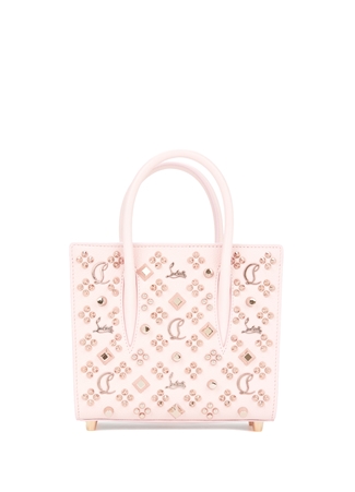 Christian Louboutin Kadın Pembe Troklu Logolu Deri Omuz Çantası Eu Christian Louboutin Kadın Pembe Troklu Logolu Deri Omuz Çantası Eu