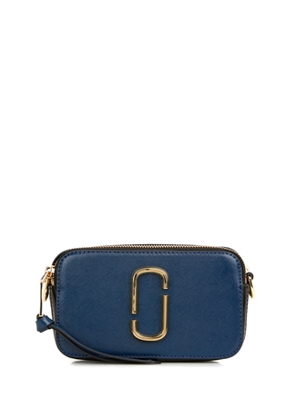 Marc Jacobs (The) Kadın The Snapshot Lacivert Deri Omuz Çantası EU