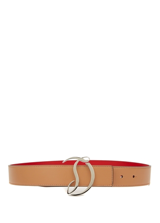 Christian Louboutin Kadın Altın Rengi Deri Kemer Pembe 80 EU Christian Louboutin Kadın Altın Rengi Deri Kemer Pembe 80 EU