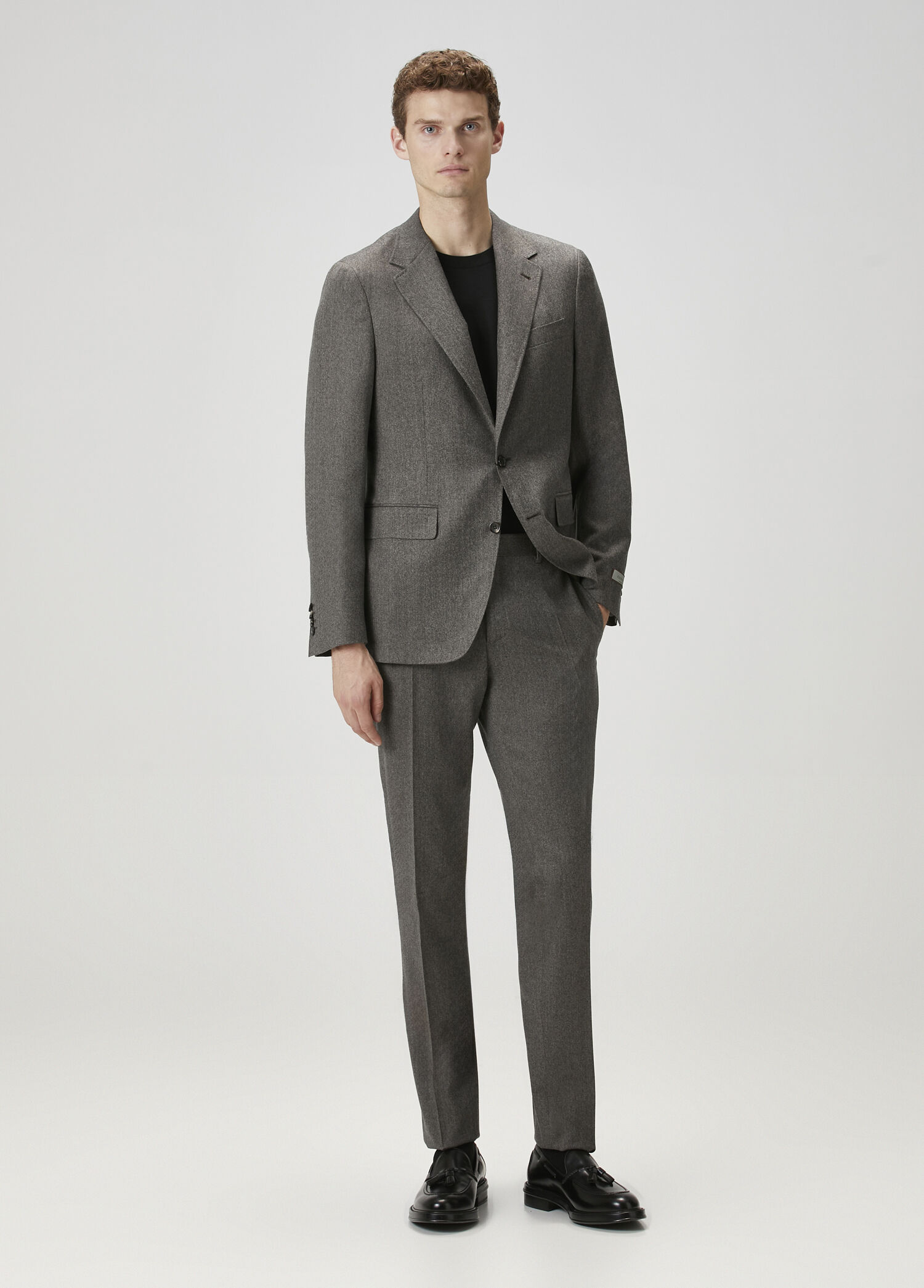 Brown Canali Brown Men Brown Wool Pants 1776140 | Beymen