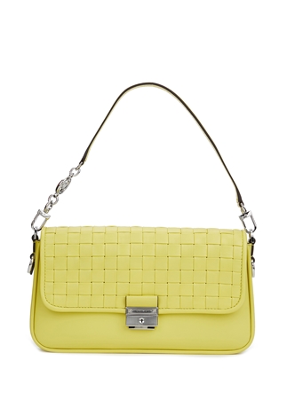 Michael Kors Kadın Bradshaw Sarı Deri Omuz Çantası Eu