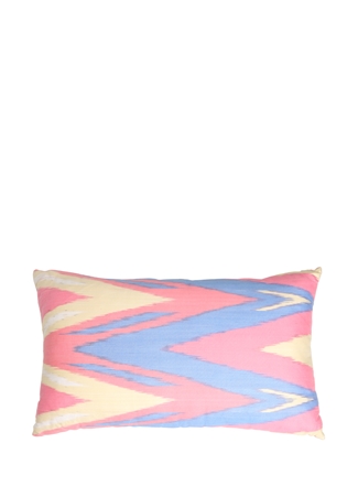 Har Büyük Boy İkat Desenli Dekoratif Yastık Çok Renkli