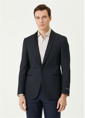 Pal Zileri Erkek Lacivert Yün Ceket Mavi 48 IT