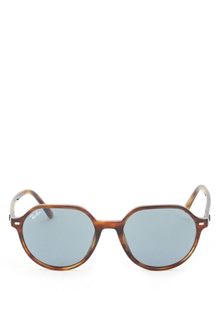 Ray-Ban Turtle Desenli Yuvarlak Formlu Güneş Gözlüğ Kahverengi 53 EU Ray-Ban Turtle Desenli Yuvarlak Formlu Güneş Gözlüğ Kahverengi 53 EU