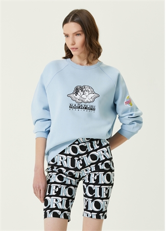 Napapijri Kadın Sweatshirt Mavi L Eu Napapijri Kadın Sweatshirt Mavi L Eu