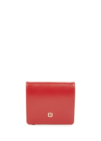 Beymen Hediye Kadın Kırmızı Logo Detaylı Deri Cüzdan EU Beymen Hediye Kadın Kırmızı Logo Detaylı Deri Cüzdan EU