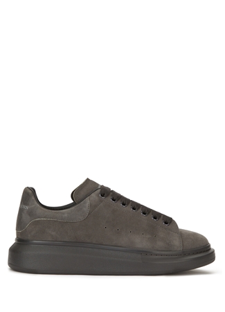 Alexander McQueen Erkek Oversize Antrasit Logolu Deri Sneaker Gri 39.5 EU Alexander McQueen Erkek Oversize Antrasit Logolu Deri Sneaker Gri 39.5 EU