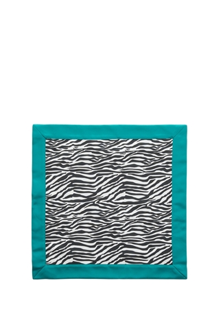 Haan Yeşil Zebra Desenli Peçete Siyah Haan Yeşil Zebra Desenli Peçete Siyah